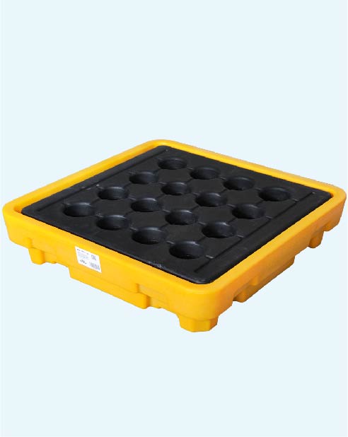 Secondary Containment Single Drum Spill Pallet – EQ Machines