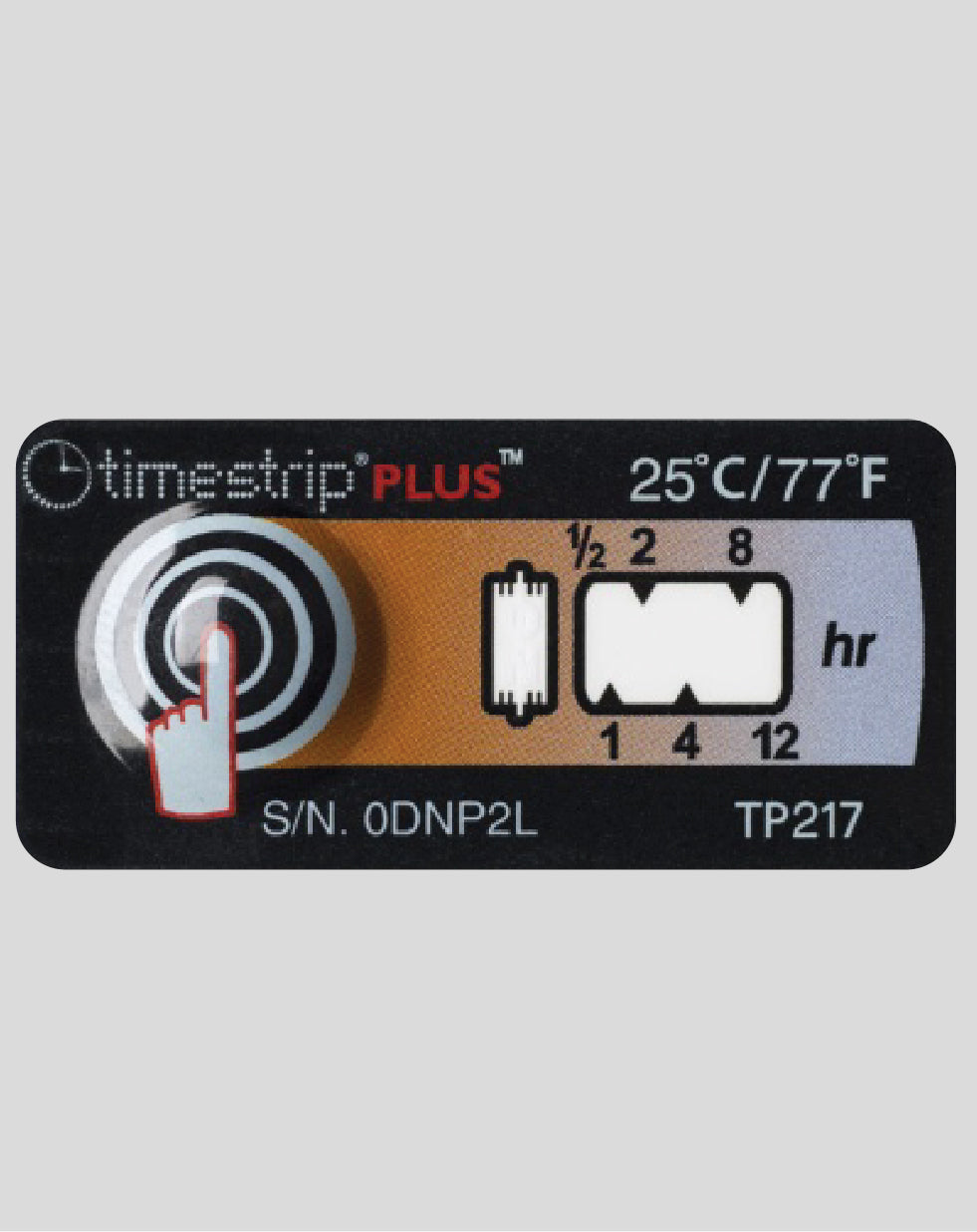 Temperature Indicator Label 25°C / 77°F – EQ Machines