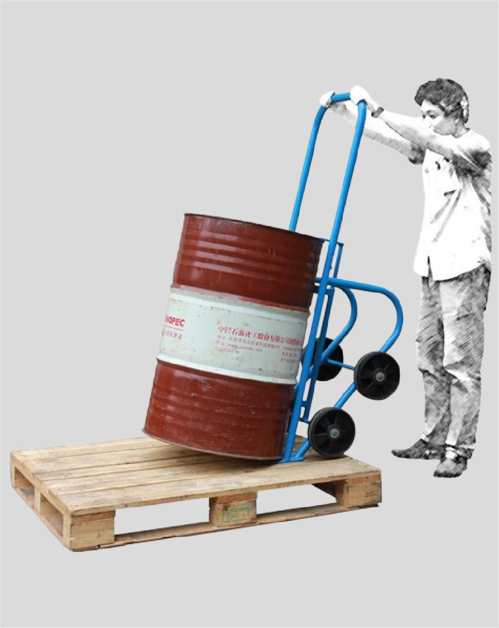 Drum Trolley EQDF-20 – EQ Machines