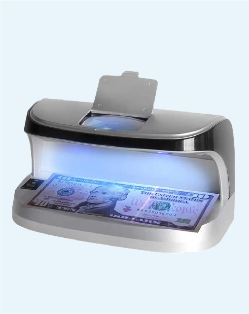 UV Lamp Fake Note Detector – EQ Machines